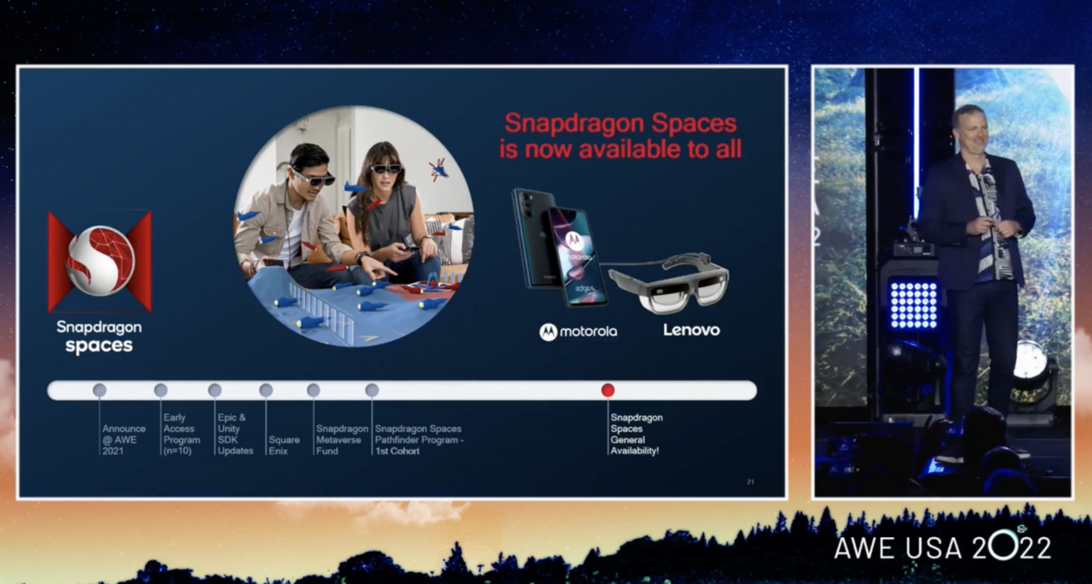 Qualcommが「Snapdragon Spaces」を開発者向けに公開。AWEで語ったXRの未来 - WebAR Lab - WebARの ...