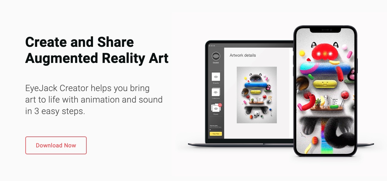 アートをARで動かそう！EyeJack Creatorを触ってみた！ - WebAR Lab - WebARの最新情報がわかるメディア